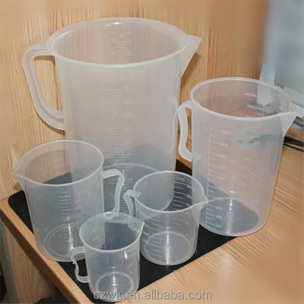 5L Plastic Measuring Cup with Comfortable Handle - Eco-friendly
