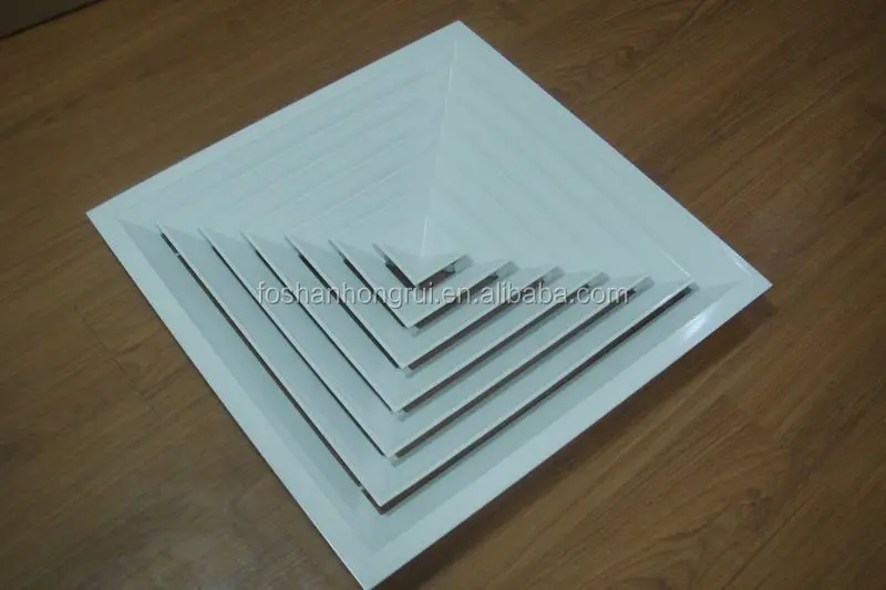Square Air Conditioning Ceiling Diffuser - Durable & Customizable