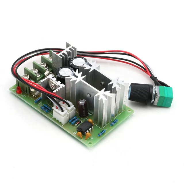 Dc10-60v Dc 10-60v Motor Speed Control Regulator Pwm Motor Speed Controller Switch 20a Current ...