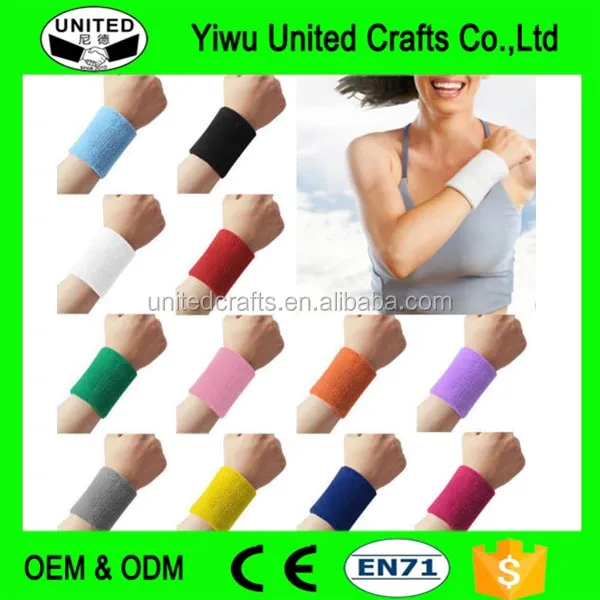 Custom Logo Design Wrist Funny Rainbow Sweatbands With Zipper Pocket ...