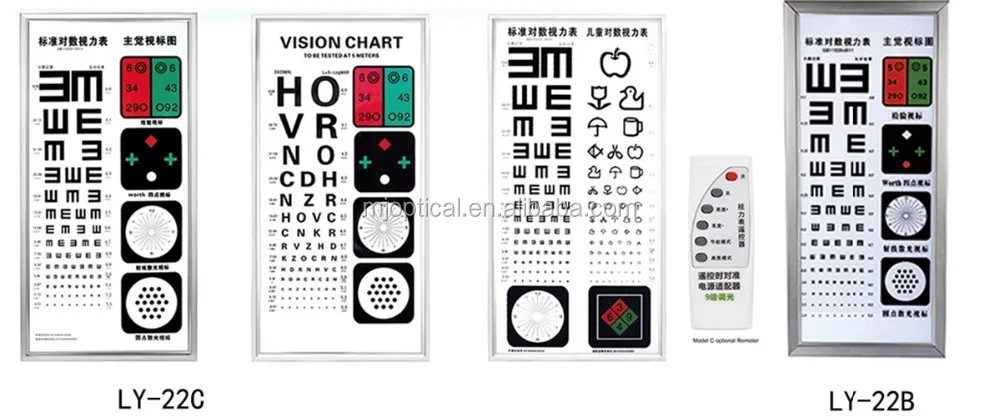 LED Vision Chart Eye Testing Chart - Accurate & Customizable