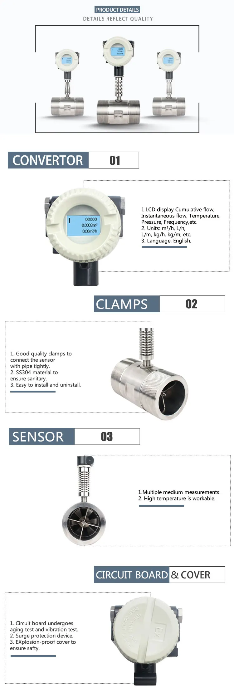 Turbine Mini Flowmeter Small Size Water Flow Meter - Buy Mini Flowmeter ...