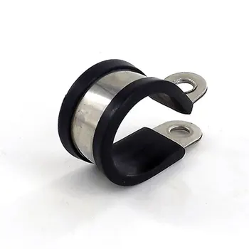 High Quality Epdm Rubber Coated P Type Pipe Clamps Hose Clamps - Buy ...