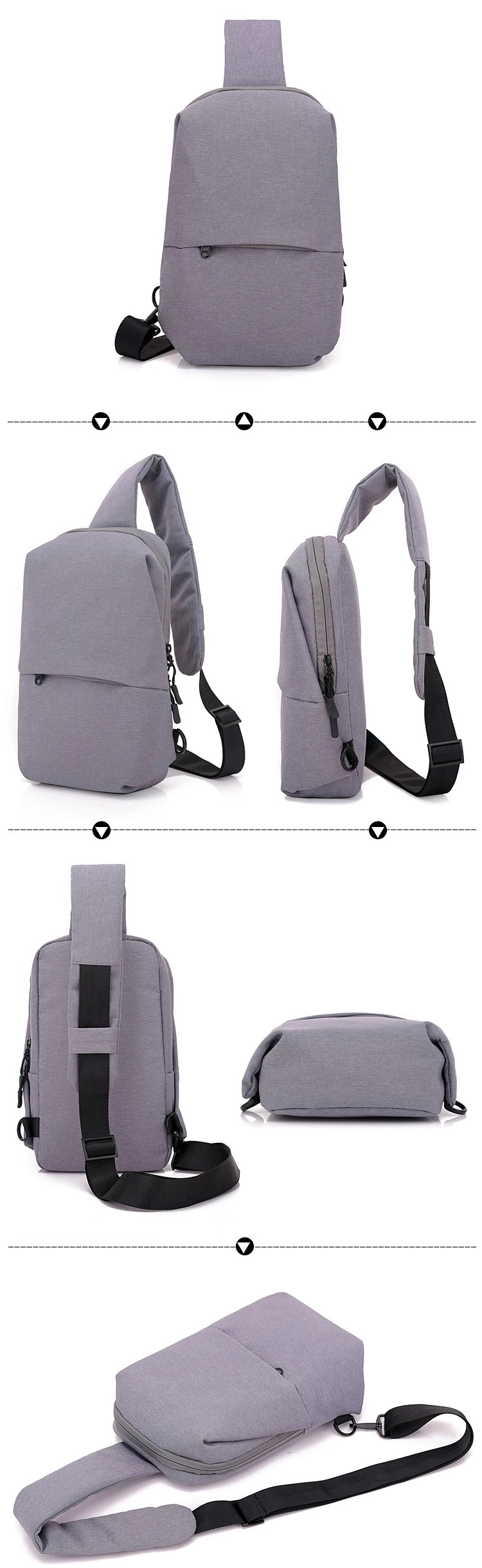 New Arrival One Strap Backpack Purse Cross Body Canvas Sling Bag With ...