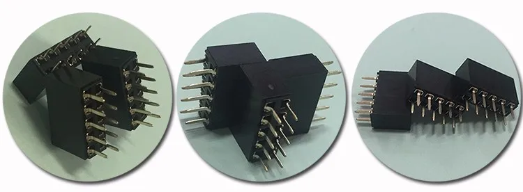 16 Pin Female Header Mating Male 1.27mm Pin Header Or Box Conector ...