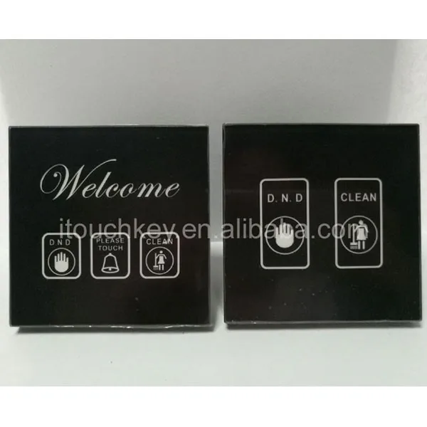 Electronic Do Not Disturb Sign - Touchkey Wireless Solution