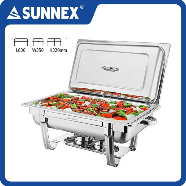Sunnex Chafing Dish - 8.5ltr Stainless Steel Buffet Chafer