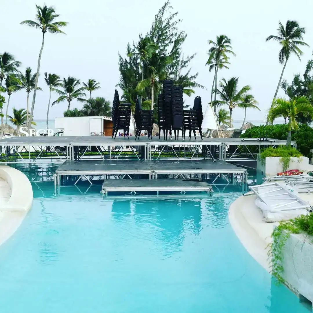 Cheap Aluminum Portable Stages for Indoor & Outdoor