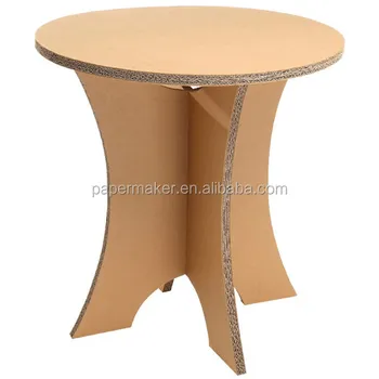 Nice Quality Round Cardboard Decor Table In Paper - Buy Cardboard Decor ...