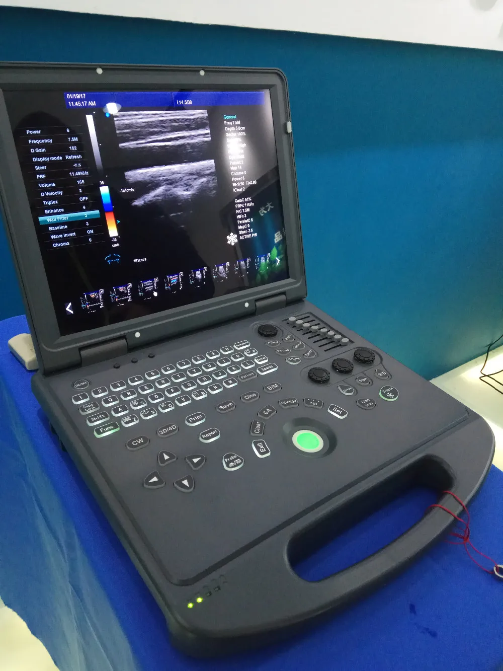 Laptop Mindray Portable Color Doppler Echo Ultrasonic Machine - Buy ...