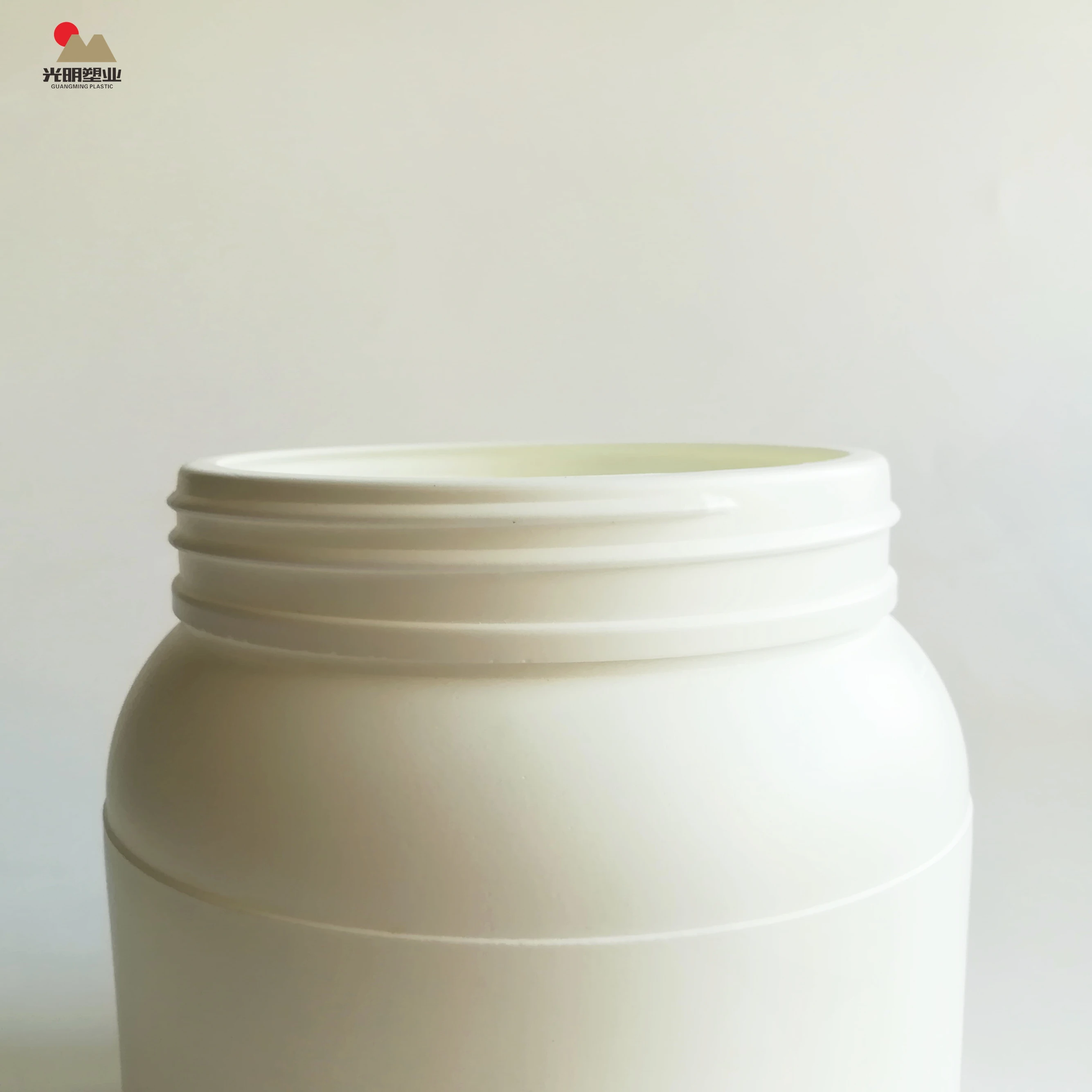 1000ml Food Garde White Round Hdpe Plastic Protein Powder Container ...