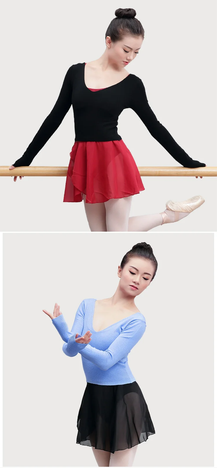 Super Soft Knitted Acrylic Ballet Sweater For Women - Buy Ballet Warm ...