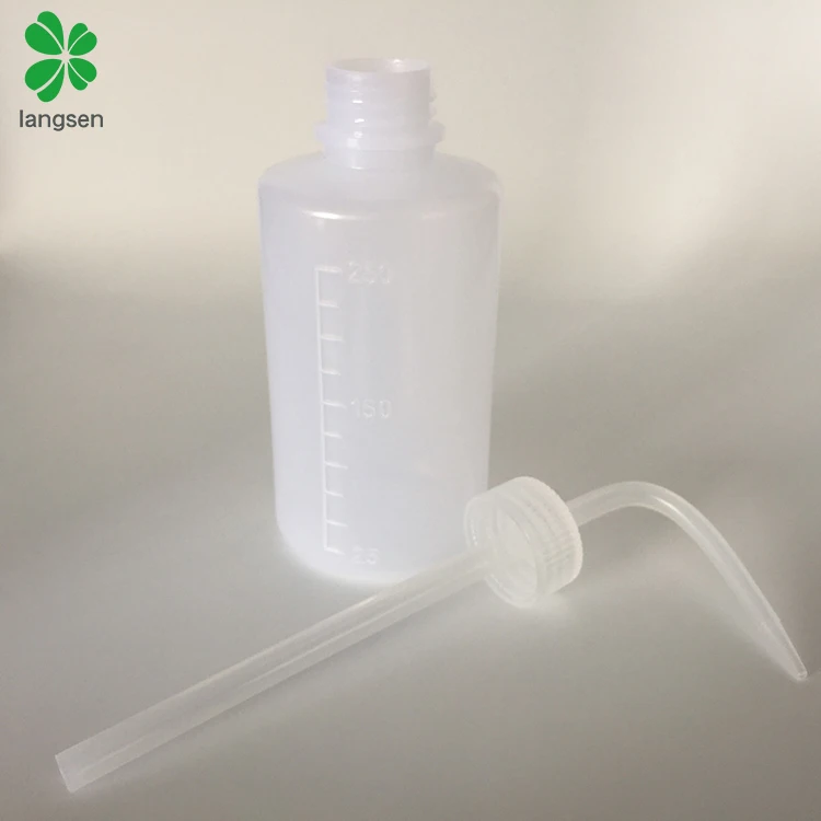 PE 150ml 250ml 500ml Squeezable Wash Bottle for Lab Use