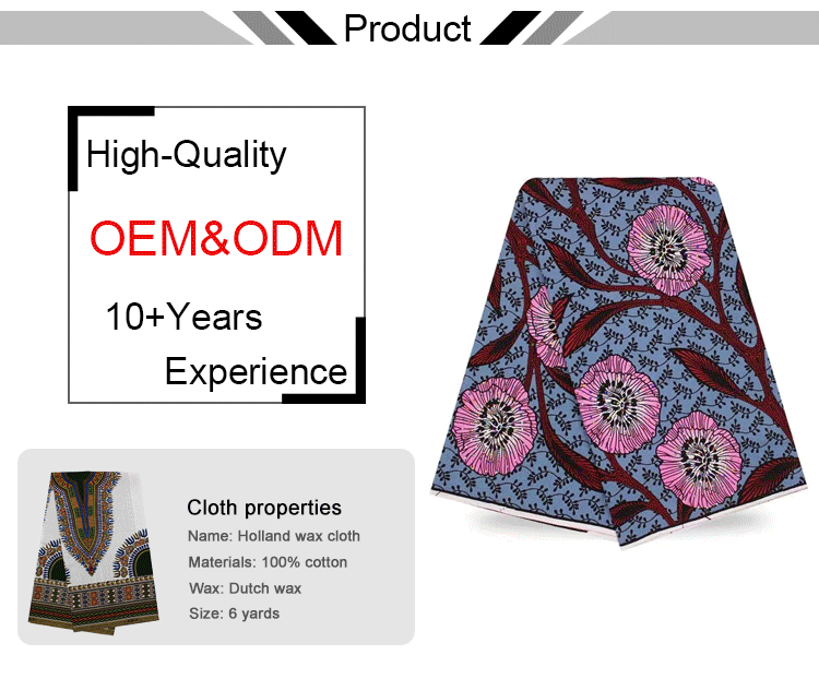 H & D Printed African Super Sequins Nigerian Veritable Wax Block Prints ...