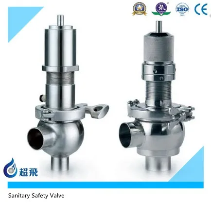 Ss304 Customized Low Price Sanitary Safety Valve With Clamp End - Buy ...