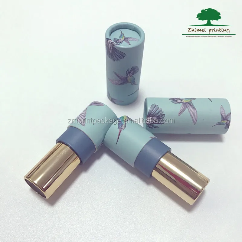 Luxury Tube Empty Lipstick case Cardboard Container Twist up Tube with ...