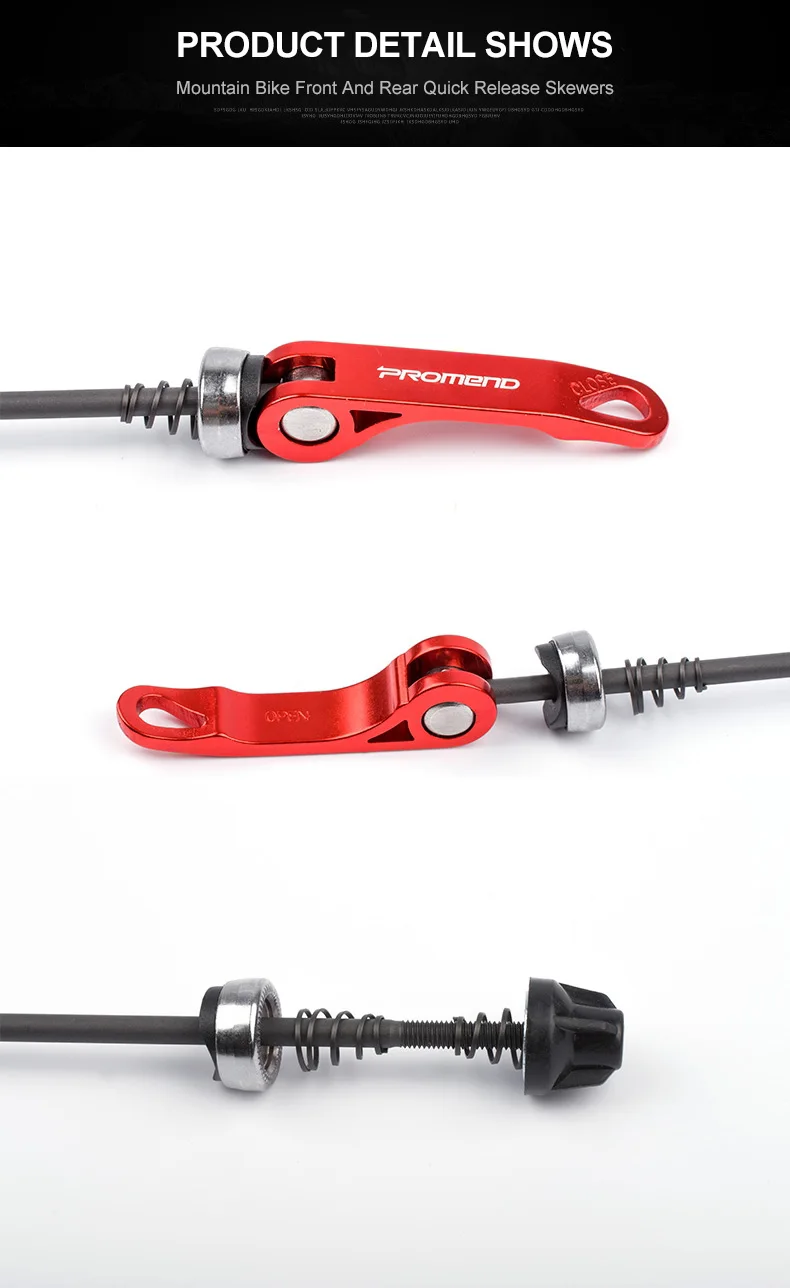 Lightweight Portable Bicycle Wheel Hub Quick Release Skewers For Mtb ...