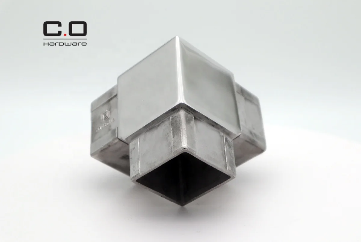 Casting 3 Way Stainless Steel Square Tube Connector - Buy Square Tube ...