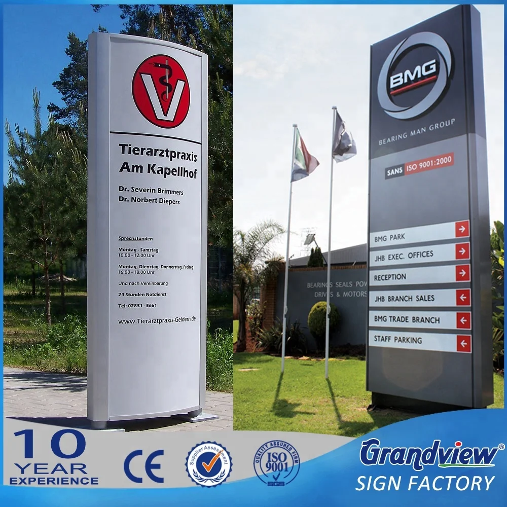 Hot Sale High Quality Outdoor Waterproof Led Car Logo Sign Auto Pylon ...