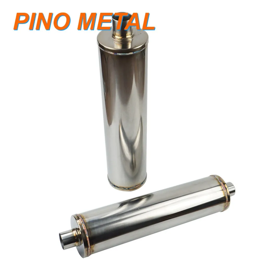 Stainless Steel 5 Inch Performance Truck Muffler - PINOMETAL