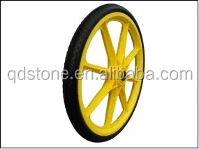 Durable 20 Inch Solid Polyurethane Foam Garden Cart Wheels