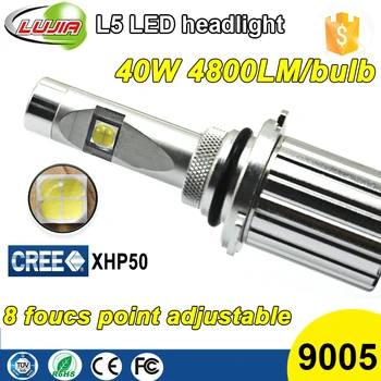 4300k 6000k Led Fog Light L5 Xhp50 Led Headlight Bulbs 9004 9005 9006 ...