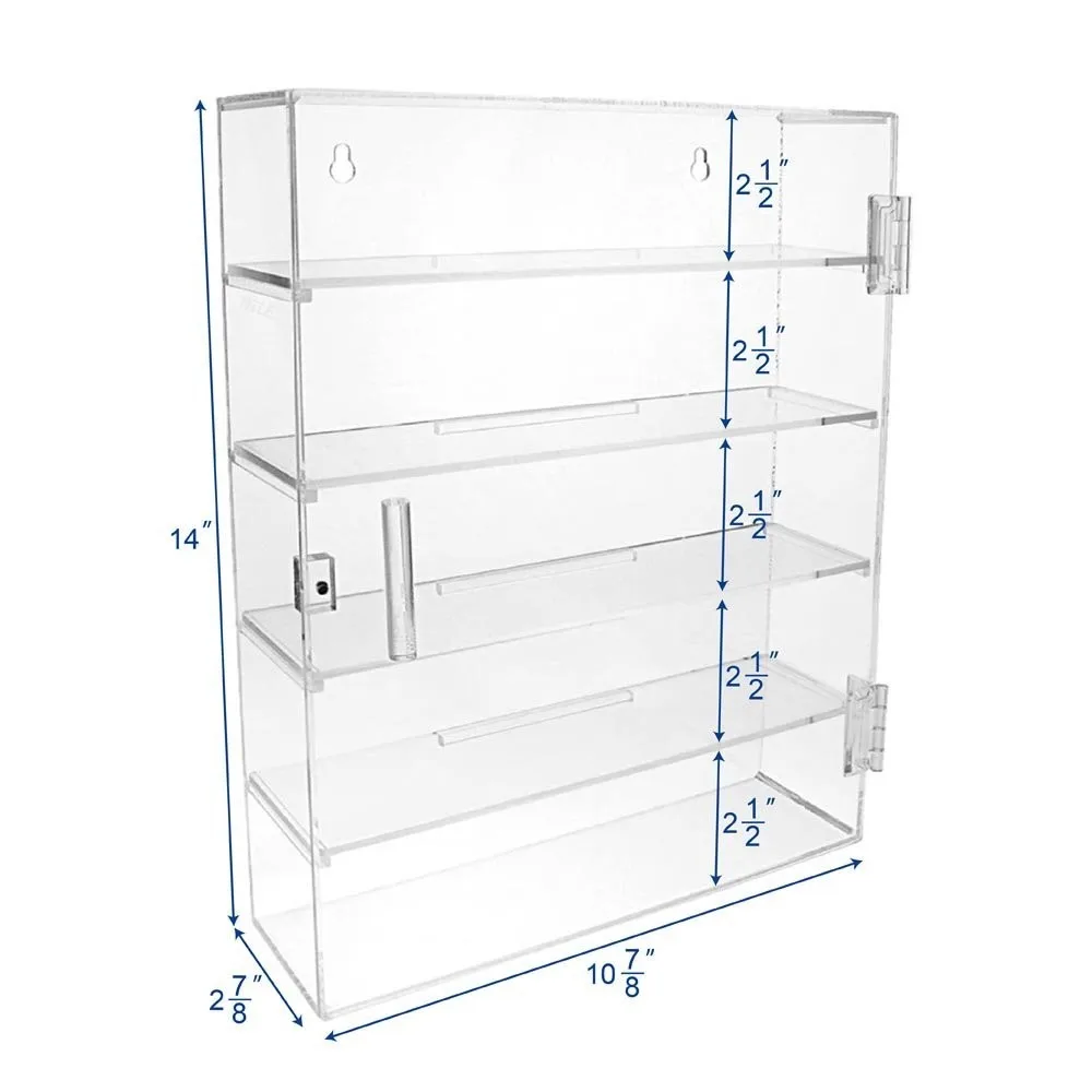 6 Sided Crystal Clear Acrylic Display Storage Boxes Cube Wholesale ...