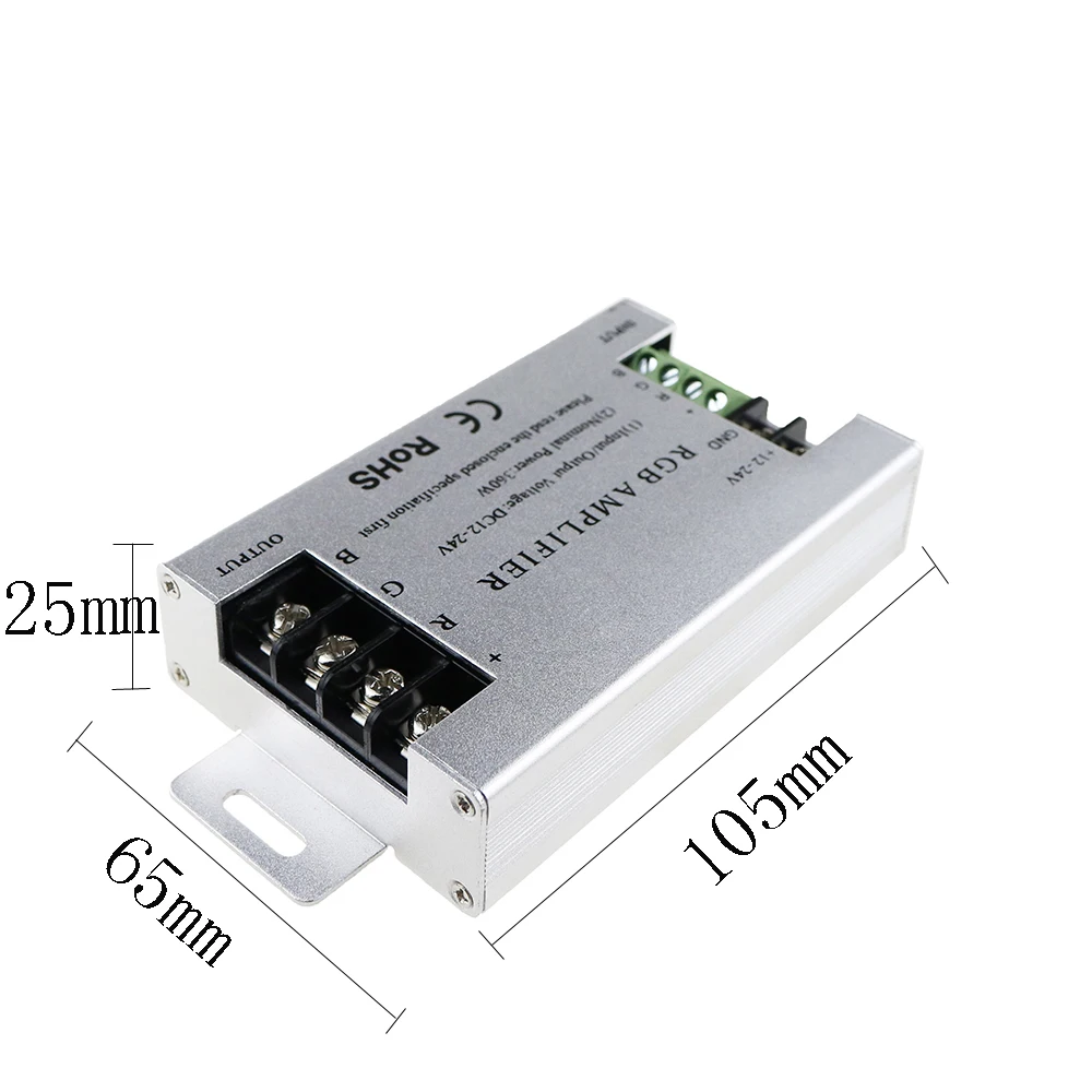 30a Rgb Amplifier Dc12v~24v 3ch Rgb Led Controller Wu-amf-cx - Buy 30a ...