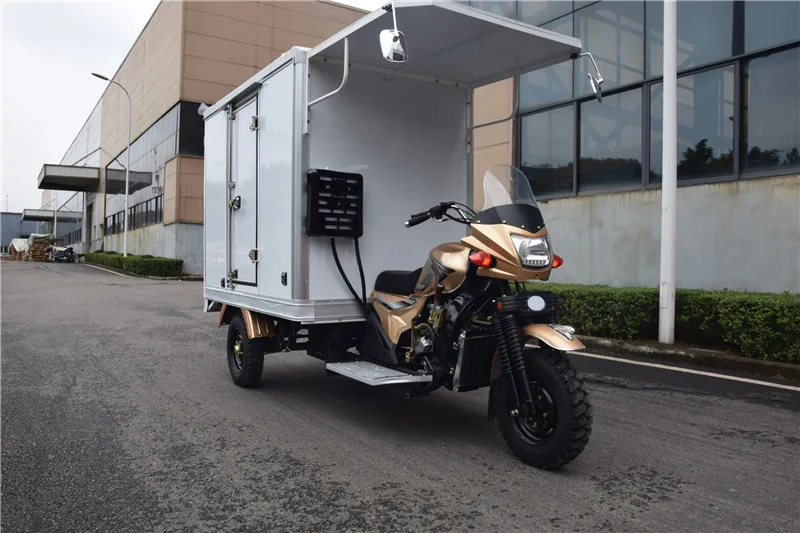 250cc Water Cooling Motorcycle Delivery For Fresh Goods Closed Dry Box ...
