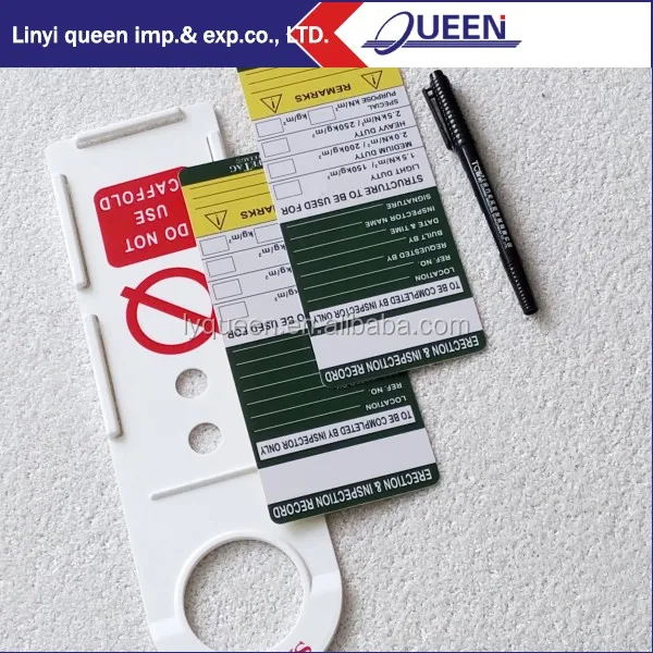 Label Keselamatan Perancah Tag Rangka - Buy Scaffold Safety Tags ...