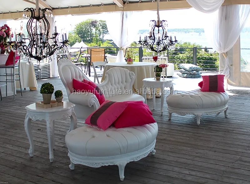 WF38 Full White Wedding Sofa - Elegant & Versatile