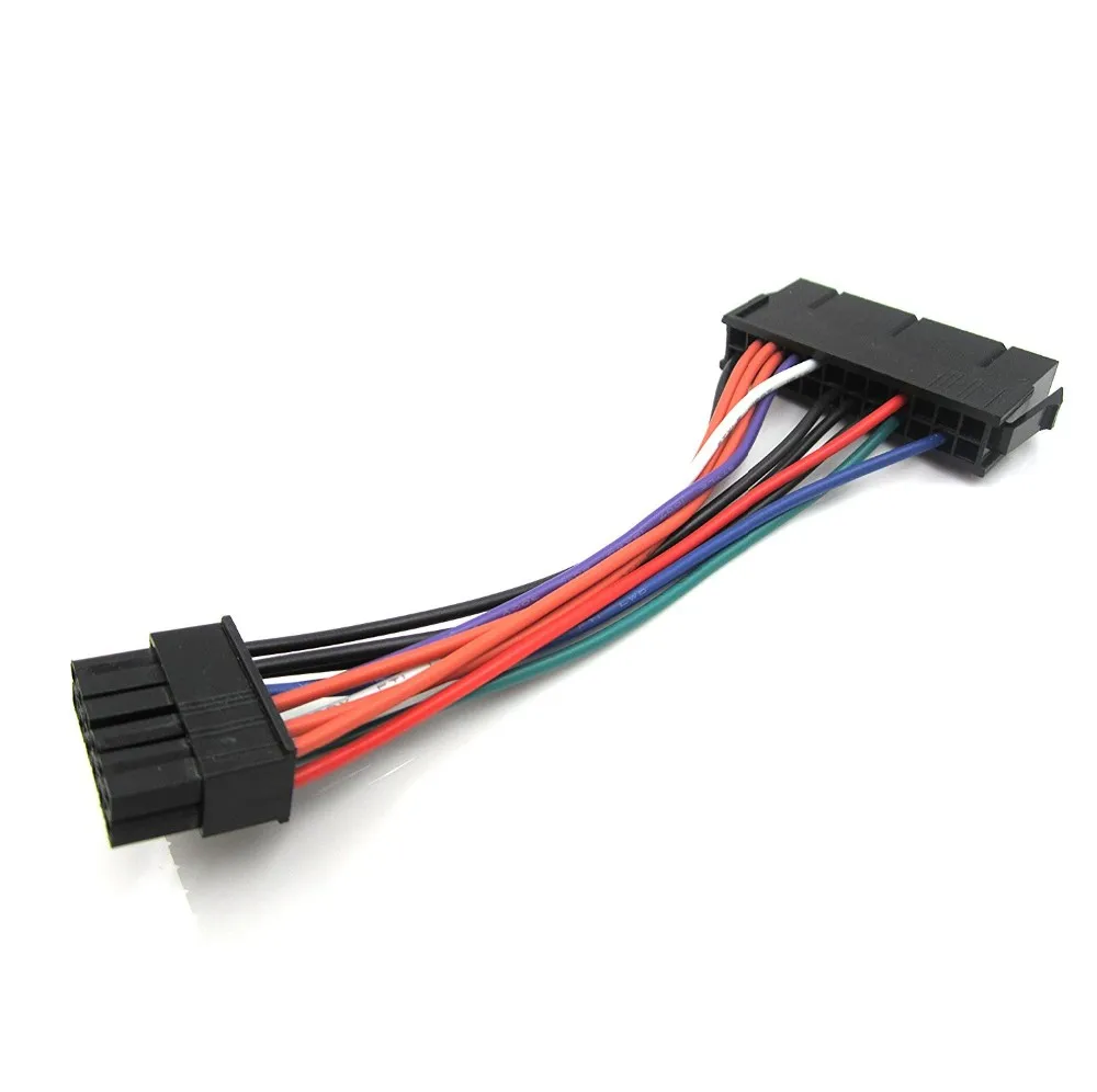 15cm Atx 24 Pin To 12 Pin Power Supply Cable Adapter 24p To 12p Cord ...