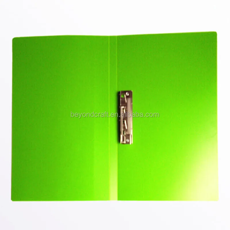A4 Size Office Metal Clip File Holder Plastic Pp Clamp Documents Folder ...