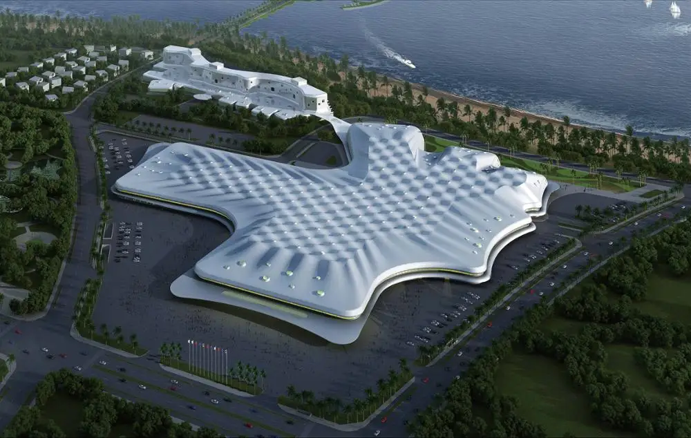 Gfrc New Building Materials Grc Decoration Members For Large Sports ...