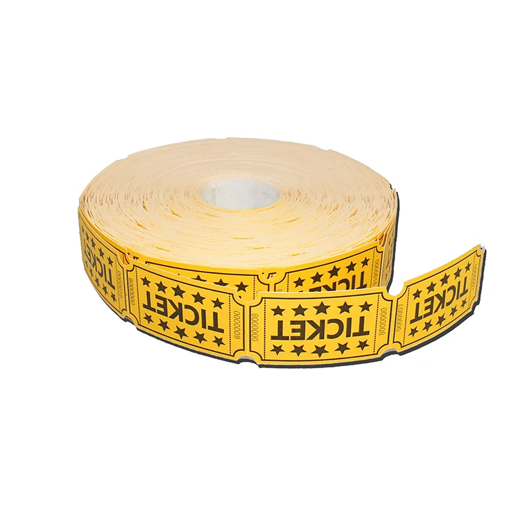 Custom Printed Arcade Redemption Tickets Roll - Buy Arcade Ticket ...