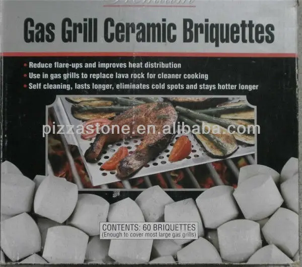 Gas Grill Ceramic Briquettes Bbq Stone - Buy Bbq Stone,Grill Briquettes ...