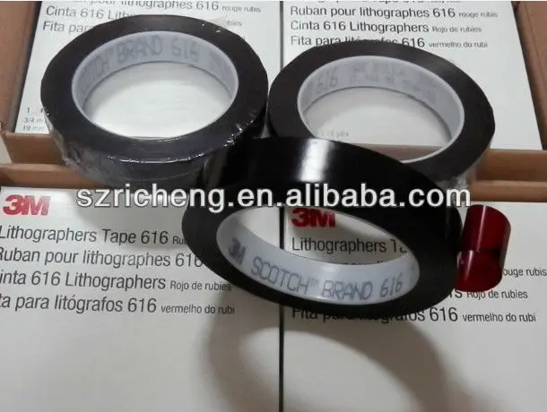 3M 616 Lithographers Tape - Photographic Film for Stripping