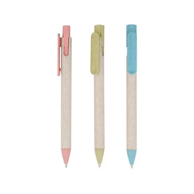 100% Biodegradable Pens Eco Friendly Kraft Pen Custom Environmental ...