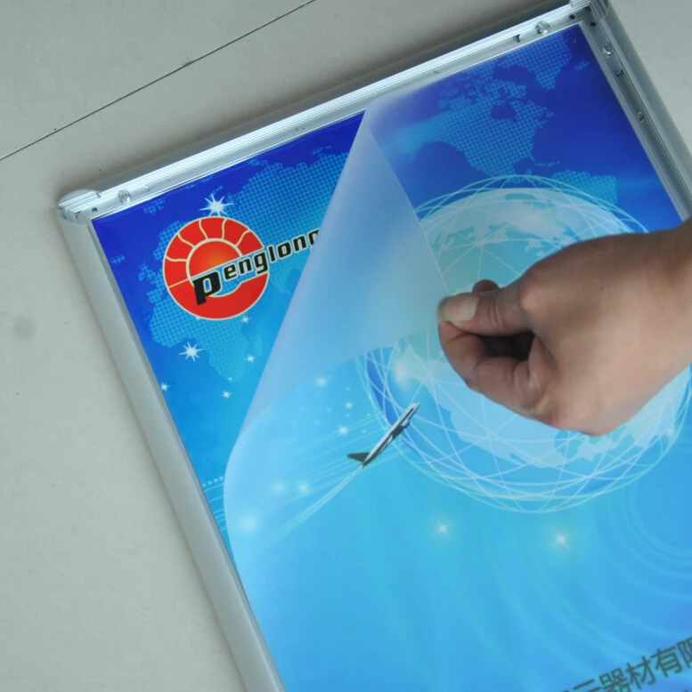 Snapper Frame B1 Aluminum Poster Snap Frame - Front Open