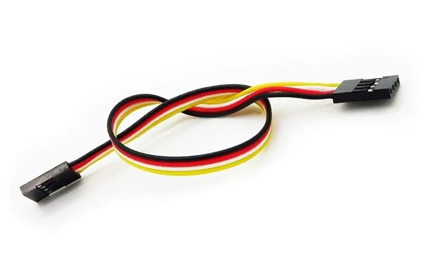 Dupont 4 Pin 2.54mm Connector Cable Breadboard Jumper Wire 20cm - Buy ...