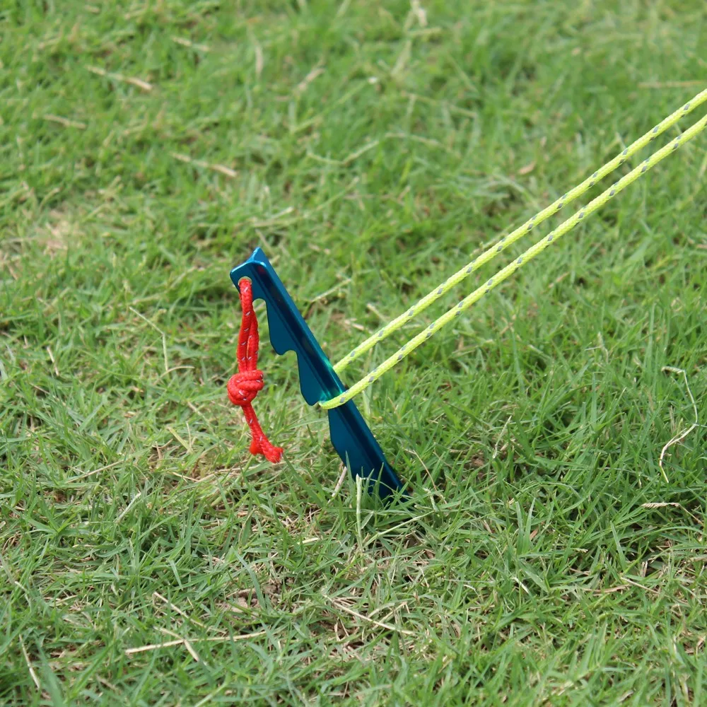 18cm Adjustable Aluminum Tent Peg Triangle Stake Ready For Ship - Buy ...