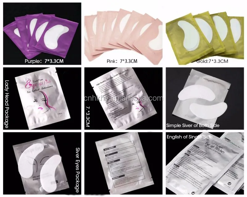 Top Quality Purple Under Eye Pads Hydrogel Eye Patch Lint Free Eye Gel ...