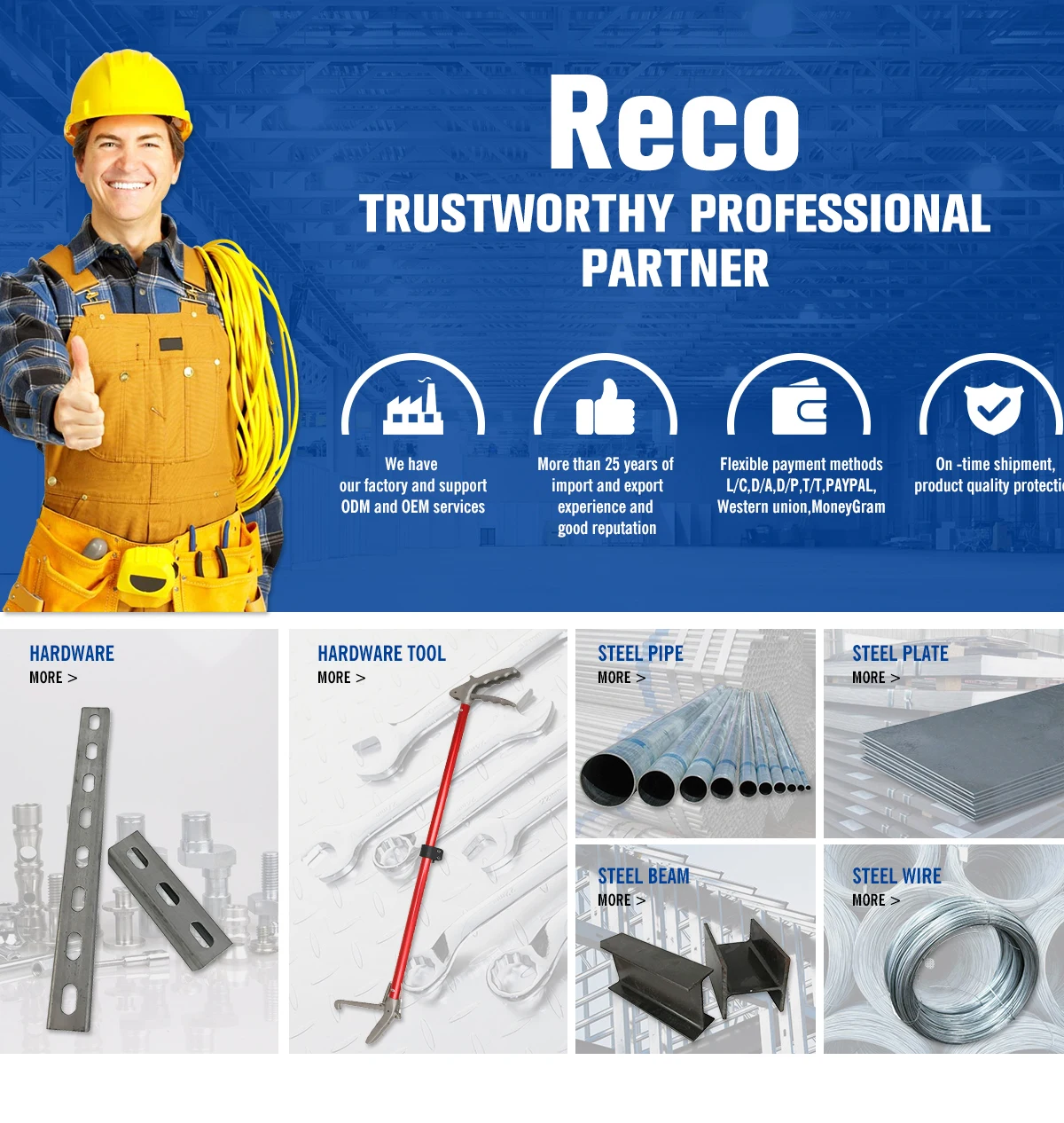 Jiangsu Reco International Trade Co., Ltd. - strut channel, GI/PPGI