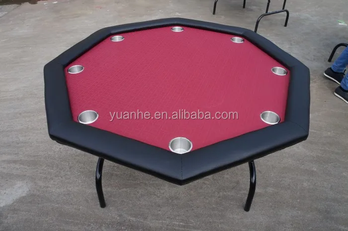 48 Inch 8 Person Discount Folding Portable Octagon Poker Card Table For ...