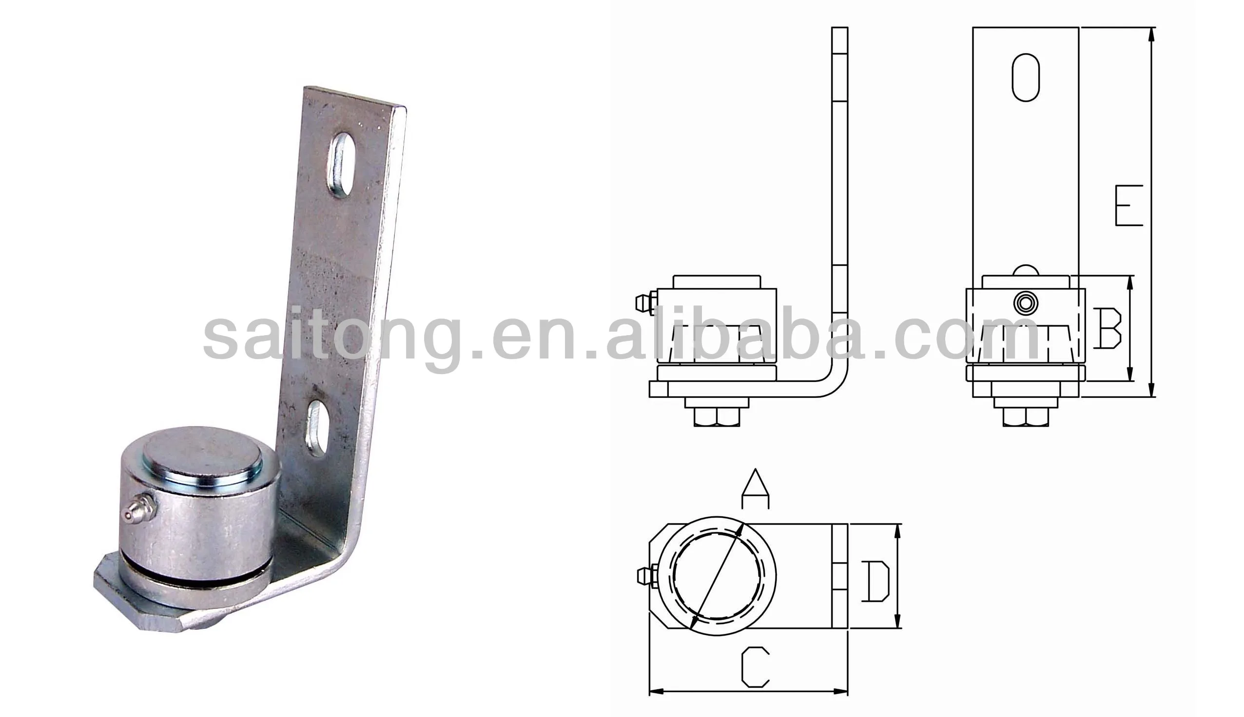 Swing Gate Top and Bottom Load Bearing Rotating Hinge BH7