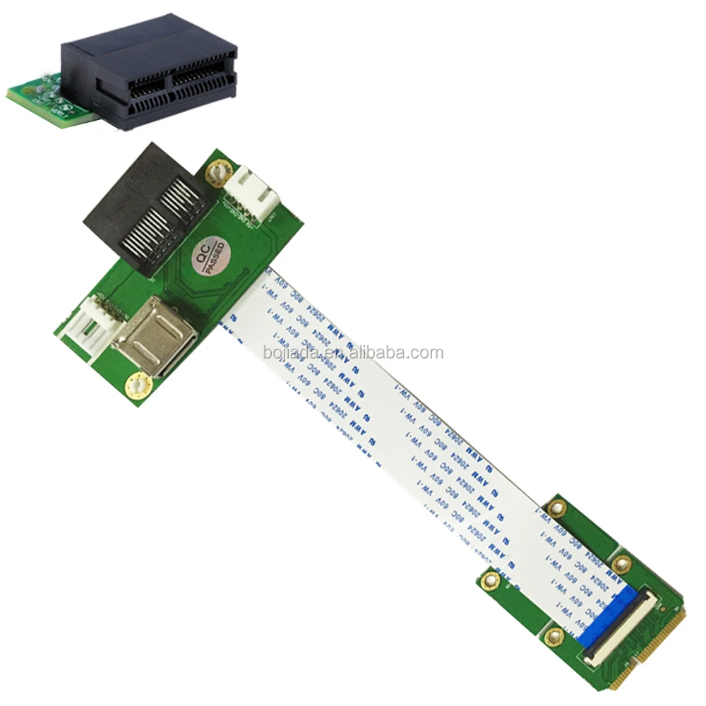 Mini Pcie Mpcie 52pin To Pci-e 1x Slot Usb 2.0 Adapter Riser Card 180 ...