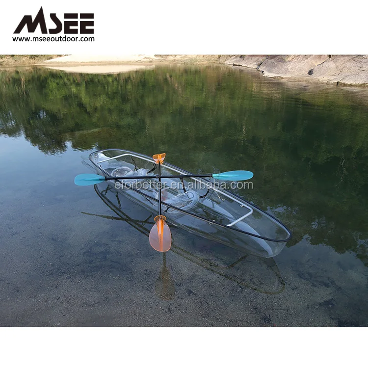 Transparent Kayak Paddle Polycarbonate Inflatable Transparent Bottom ...