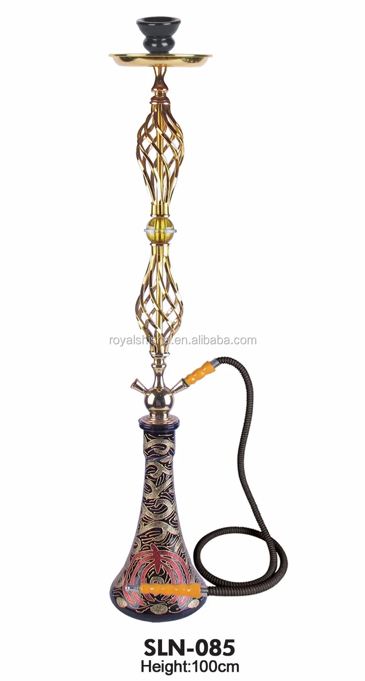 Hot Sale Tall Beautiful Aluminum Hookah Fr-009 Red Luxury Wholesale Amy ...