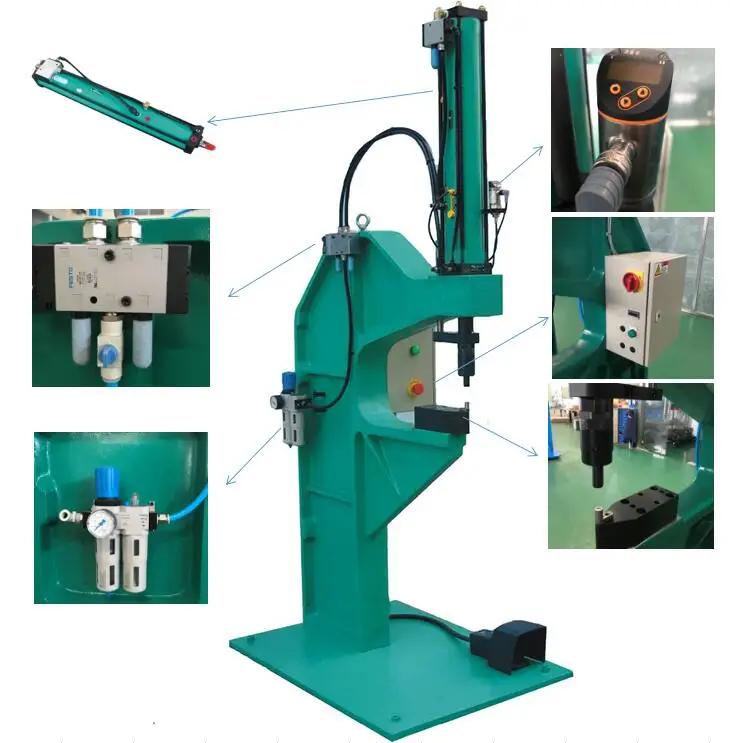 Pneumatic Hydraulic Self Clinching Machine - Buy Pneumatic Clinching ...