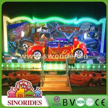 Carnival Attractions Portable Rides Mini Flying Car On Street Fairs And ...